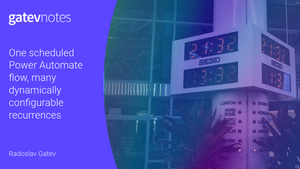 One scheduled Power Automate flow, many dynamically configurable ...